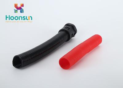 China Plastic Corrugated Flexible Hose Pipe , Flexible Cable Conduit For Wire Protection for sale