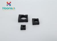 China AD25 Black / Grey Plastic Hose Clamps Corrugated Type For Flexible Pipe for sale