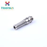China Nickel Plated Brass Spiral Cable Gland M20 Waterproof IP68 Anti Bending Spring for sale