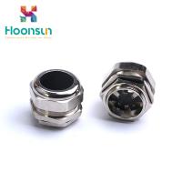 China CE PG7 Thread EMC Cable Gland With Brass Lock Nuts For IP68 Protection for sale