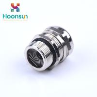 China M18 EMC Type Metal Brass Electrical Cable Gland With Shielding Spring for sale