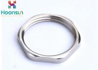 China Nickel Plated Brass Hex Lock Nut Cable Gland Kit M12 to M100 Metric Thread for sale