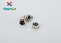 China IP66 Waterproof 90 Degree Metal Hose Fitting Connector for Flexible Conduit AD10 to AD45 for sale