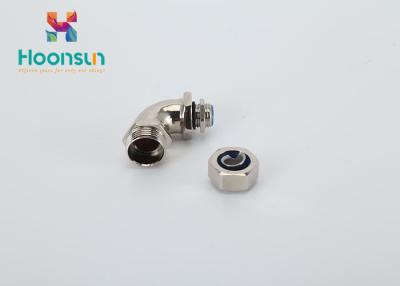 China IP66 Waterproof 90 Degree Metal Hose Fitting Connector for Flexible Conduit AD10 to AD45 for sale