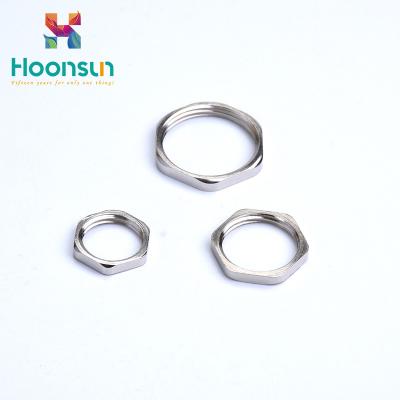 China IP54 Nickel Plated Brass Cable Gland Accessories Hexagonal Plug Screw Caps for sale