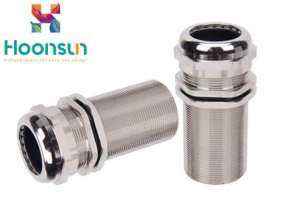 China M25 Brass Cable Gland IP68 Waterproof for 13-18mm Wire Nickel Plated for sale