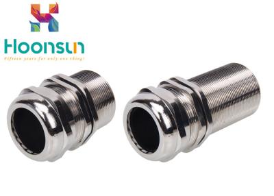 China Nickel Plated Brass Cable Gland M63 IP68 Waterproof Joint 37-44mm for sale