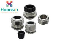 China MPG48 Strengthened Metal Cable Gland IP68 Black Silicone Rubber 35-45mm for sale