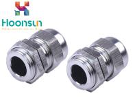 China PG21 Fire Proof Customized Stainless Steel Cable Glands For 13 - 18mm Cable Wire for sale