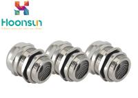 China NPT 3/8 Nickel Plated Brass Cable Gland T Type Waterproof EMC 5-10mm for sale