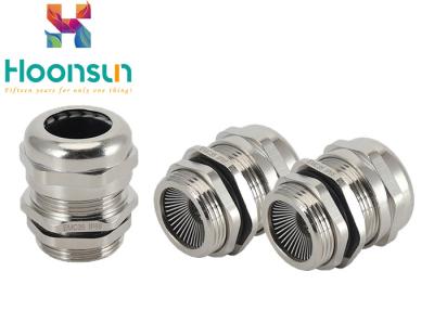 China NPT1 - 1 / 4 IP 68 Low Profile Cable Gland EMC SPRING Type Nylon Claw for sale