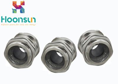 China Waterproof Nickel Plated Brass EMC Cable Gland M12-M63 with EMC Spring Shielded for sale