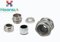 China Nickel Plated Brass EMC Power Cable Gland With Spring Shielding for sale
