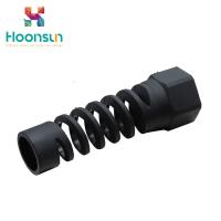 China M30 Customized Metal Strain Relief Cable Gland Connetor With Spiral Tail for sale