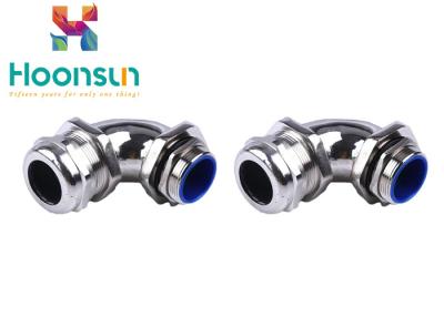 China 90 Degree Liquid Tight Metal Elbow Fittings L Type for Conduit Size 19mm Stainless Steel for sale