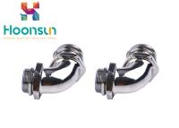 China Brass 90 Degree Hose Fitting Right Angle Male Threaded Tube Connector AD10 to AD45 for sale
