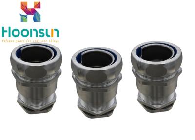China Split Type Galvanized Steel SS304 Hose Pipe Fittings IP65 Salt Resistant 6mm to 150mm for sale