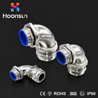 China 90 Degree Brass Hose Fitting Right Angle Tube Connector Male Threaded AD10 to AD45 for sale