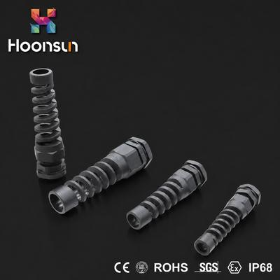 China Nylon Cable Gland Strain Relief Spiral Type IP68 Waterproof PG7 to M30 for sale