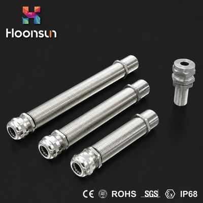 China Waterproof Cable Gland M32 Nickel Plated Brass IP68 10 Bar Cable Diameter 15-22mm for sale