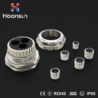 China M63 Multiple Entry Silicone Waterproof Cable Gland Brass Nickel Plated IP68 10 Bar for sale