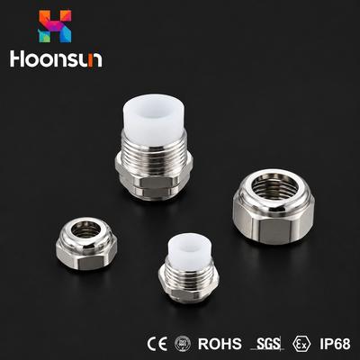 China Nickel Plated Brass Cable Gland M20 IP68 Waterproof Dustproof High Temperature Silicone Seal for sale