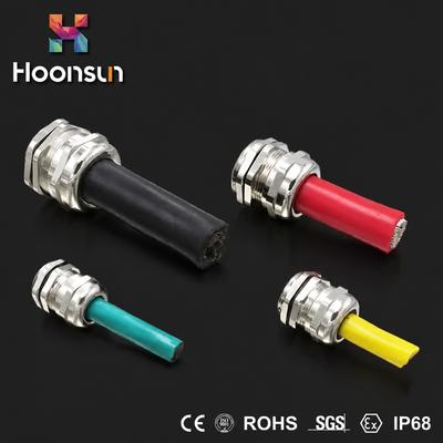 China Nickel Plated Brass Waterproof Cable Gland M10-M63 IP68 Cord Grip Connector for sale