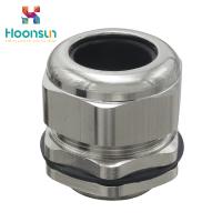 China Nickel Plated Brass Cable Gland IP68 Waterproof M20x1.5 10-14mm for sale