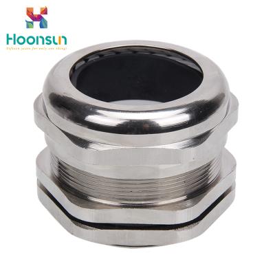 China IP68 Nickel Plated Brass Cable Gland M8 to M120 Metric Thread Waterproof for sale
