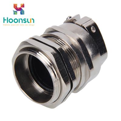 China Stainless Steel Double Lock Cable Gland M12-M72 SS304 SS316L IP68 Waterproof for sale
