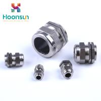 China PG Thread SS304 Stainless Steel Cable Gland With NBR Hermetic Seal for sale