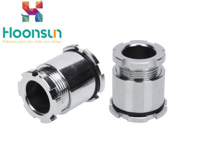 China 33mm Marine Waterproof Cable Gland Clamping Type Anti Corrosion Nickel Plated Brass IP54 for sale