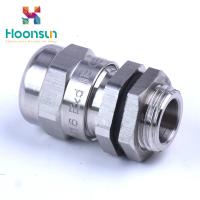 China Double Seal Metal Armored Cable Gland IP68 Waterproof M20 to M75 Flame Retardant for sale