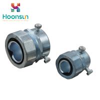 China Free Sample DKJ Flexible Conduit Connector Set Screw Type Zinc Alloy IP65 1/2 to 4 Inch for sale