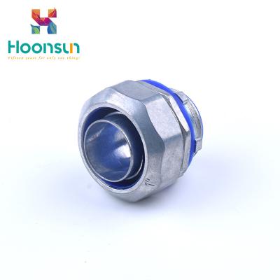 China Waterproof Alloy Flexible Conduit Connector Metallic Color LTC Code For Pipe for sale