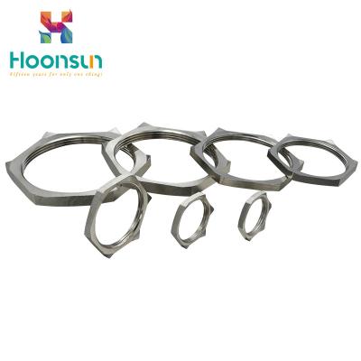 China EMC Locknut Cable Gland Accessories IP54 With Electrical Fittings for sale