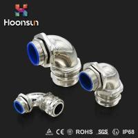 China 90 Degree Brass Hose Fitting Right Angle Tube Connector Male Threaded AD10 to AD45 for sale