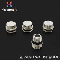 China Explosion Proof Nickel Plated Air Breather Valve IP68 Stainless Steel M12 Thread for sale