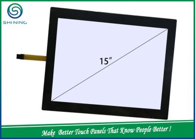 China 15'' TP 5 Wire Resistive Touch Panel / Touch Screen With ITO Film To ITO Glass Layers for sale