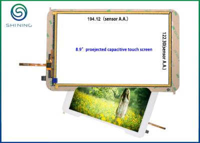 China 3.3V - 5V 8.9'' Capacitive Monitor Touch Panel 85% Transmitaance for sale