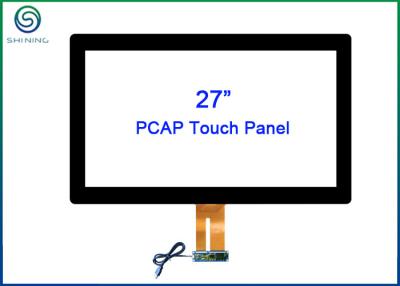China 27 Inch Capacitive Touch Panel With ITO Technology G + G Structure For Touch Displays for sale