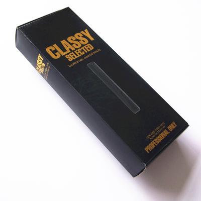 China Qingdao Matt Laminated Hair Extension Box for sale