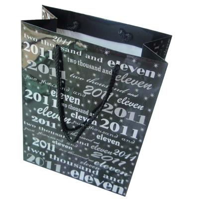 China Glossy Laminated Paper Gift Bags for sale