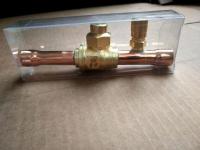 China Brass Ball Valves For Refrigerants With 0-4.5MPa Range And Polished Surface for sale