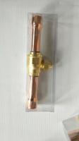 China Polished 1/4 Refrigeration Ball Valve For Cooling Brass Valve Straight Through Type for sale