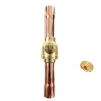 China DN4-DN100 5/8 Refrigeration Ball Valve For CFC HCFC HFC Refrigerants for sale