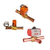 China DN4～DN200 Electric Refrigeration Ball Valve Temperature Range-40℃～+80℃ for sale