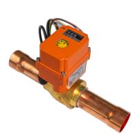 China CFC HCFC HFC Refrigeration Electric Ball Valve for -20C 120C Temperature Control for sale