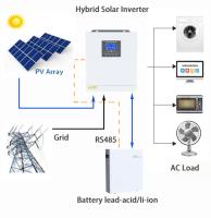 China 5.5kw Single Phase Hybrid Solar Inverter 230vac for sale