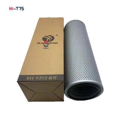 China Hydraulic Filter Element BH9202 BH-9202 450mm Height 150mm OD Metal Fiber Oil Filter 3KG Weight for sale